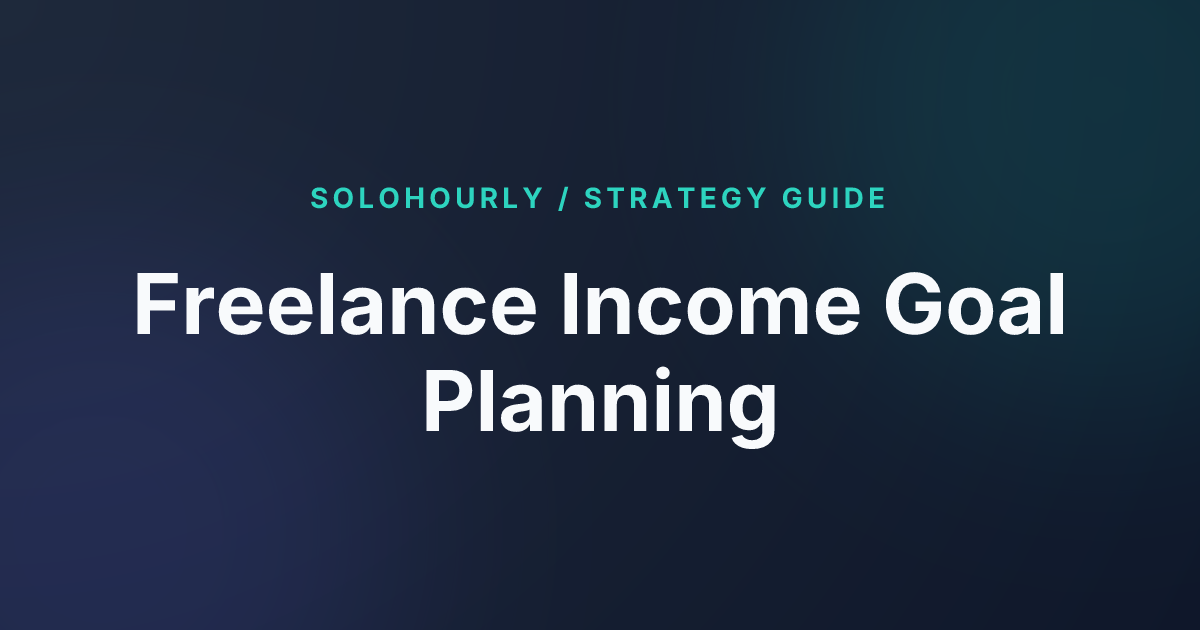 How to Set a Freelance Income Goal (And Actually Hit It in 2026)